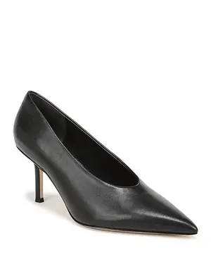 FAVORITE DAUGHTER Zoe Leather Pumps - Black