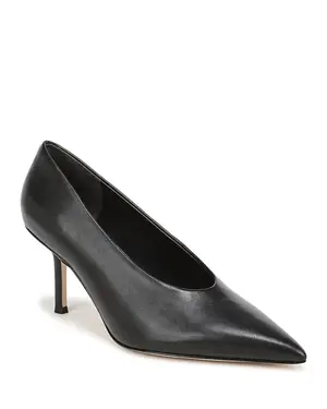 FAVORITE DAUGHTER Zoe Leather Pumps - Black