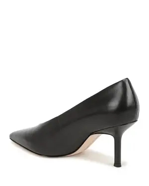 FAVORITE DAUGHTER Zoe Leather Pumps - Black