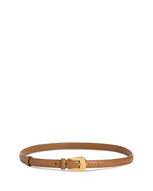 Altuzarra Altuzarra Square Buckle Leather Belt Canyon