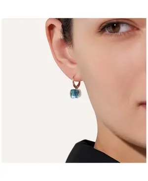 Pomellato 18k Yellow Topaz Drop Earrings - Gold