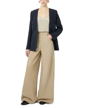 Max Mara Mxmalamaro Wide Leg Pants - Stone