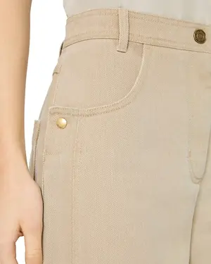 Max Mara Mxmalamaro Wide Leg Pants - Stone