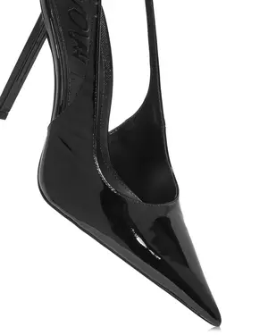 Sam Edelman Tegan Patent Leather Slingback Pumps - Black