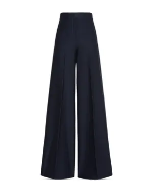 Max Mara Mxmpinza Wide Leg Pants - Ultramarine