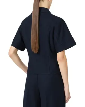 Max Mara Mxmrisorsa Short Sleeve Jacket - Ultramarine