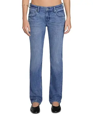 EB DENIM Lennon Low Rise Slim Cigarette Jeans - Coldwater