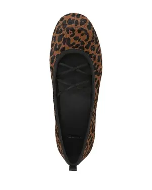 Vince Coralie Calf Hair Ballet Flats - Brown Multi