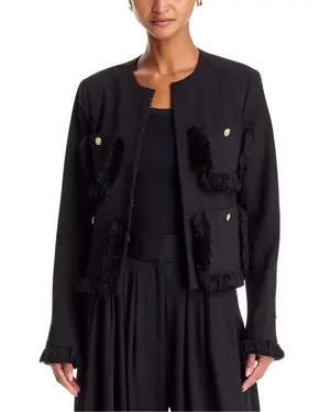 Essentiel Antwerp Kinetic Fringed Jacket