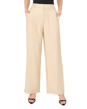 Vince Camuto High Rise Wide Leg Pants - Birch