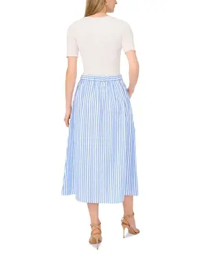 Vince Camuto Striped Maxi Skirt