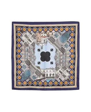 CALLAS MILANO Milan Silk Scarf Blue