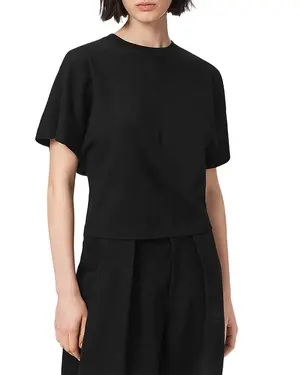ALLSAINTS Eden Artia Fitted Cotton Tee Black