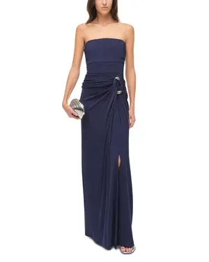 Simkhai Emma Sleeveless Bustier Gown