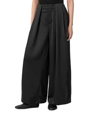 ALLSAINTS Lola Wide Leg Trousers Black
