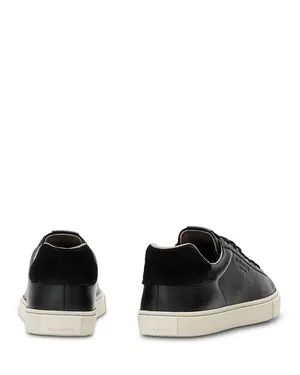 ALLSAINTS Tucker Leather & Suede Low Top Sneakers - Black