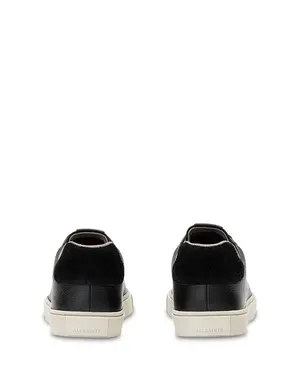 ALLSAINTS Tucker Leather & Suede Low Top Sneakers - Black