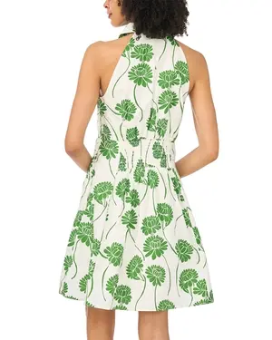 1.State Smocked Waist Cotton Dress