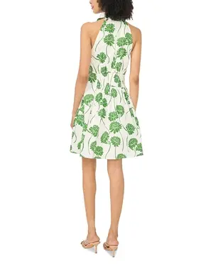 1.State Smocked Waist Cotton Dress