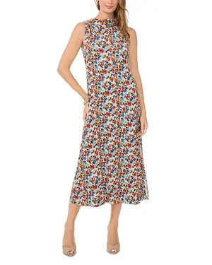 Vince Camuto Sleeveless Knit Midi Dress - Denim Navy
