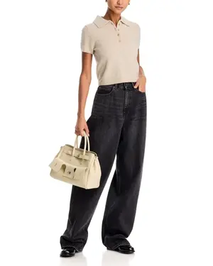 Simkhai Twila Cashmere Polo Sweater