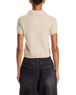Simkhai Twila Cashmere Polo Sweater