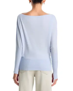 Simkhai Lavina Draped Wool Blend Sweater