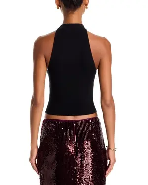 Simkhai Renlen Sleeveless Merino Wool Halter Top