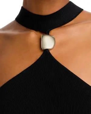 Simkhai Renlen Sleeveless Merino Wool Halter Top