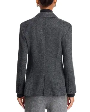 Simkhai Auden Knit Combo Layered Blazer
