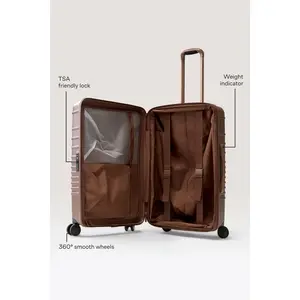 BEIS The Medium Check-in Roller Trolley Luggage - Maple