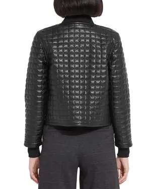 Lyssé Agnes Quilted Faux Leather Jacket