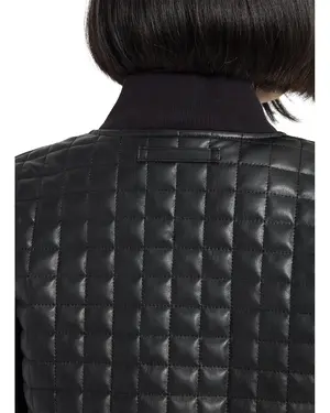 Lyssé Agnes Quilted Faux Leather Jacket