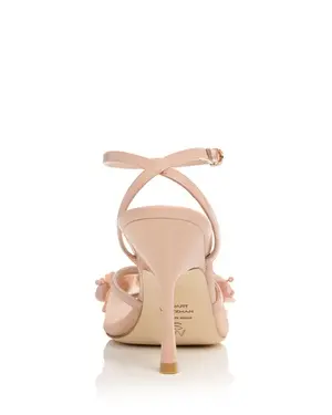 STUART WEITZMAN Roselle 100 Embellished Sandals - Beige/blush