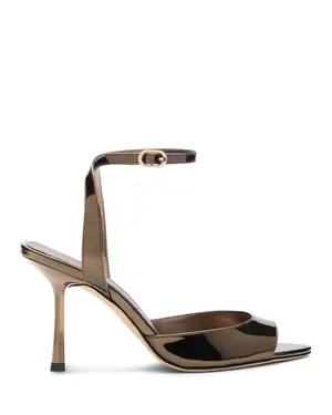 STUART WEITZMAN Lexington Patent Leather Sandals