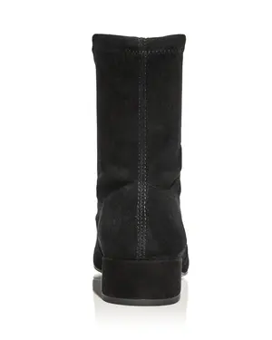 STUART WEITZMAN Bacari Suede Ankle Boots - Black
