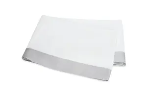 MATOUK Emory Flat Bed Sheet Dove