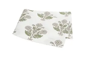 MATOUK Schumacher Dalila Flat Bed Sheet - Pebble