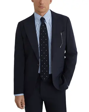 REISS Belmont Peak Lapel Blazer - Navy