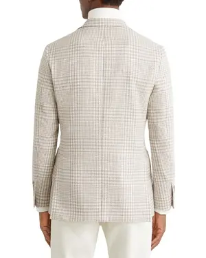REISS Bardo Cotton Wool Check Blazer