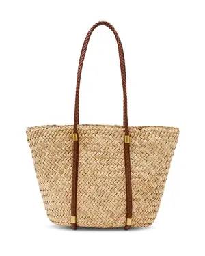 REISS Rubina Woven Straw Tote