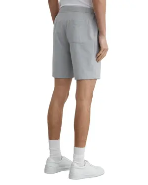 REISS 8.7" Drawstring Chino Shorts - Soft Grey