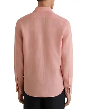 REISS Long Sleeve Linen Shirt