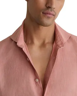 REISS Long Sleeve Linen Shirt