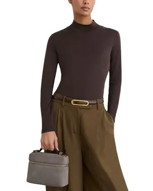 REISS Ines Suede Vanity Crossbody