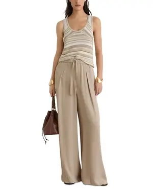 REISS Petite Aimee Wide Leg Pants