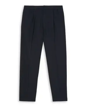 REISS Sidney Striped Pleated Tapered Trousers