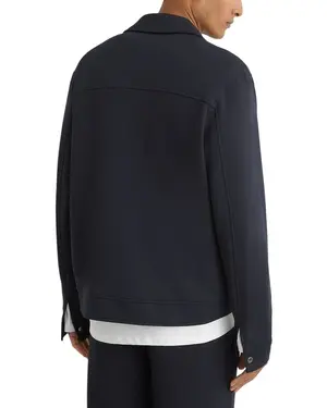 REISS Thom Twin Pocket Interlock Overshirt