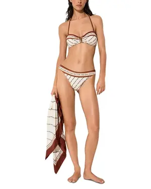 REISS Johannah Bandeau Bikini Top