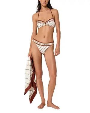 REISS Johannah Printed Bikini Bottom